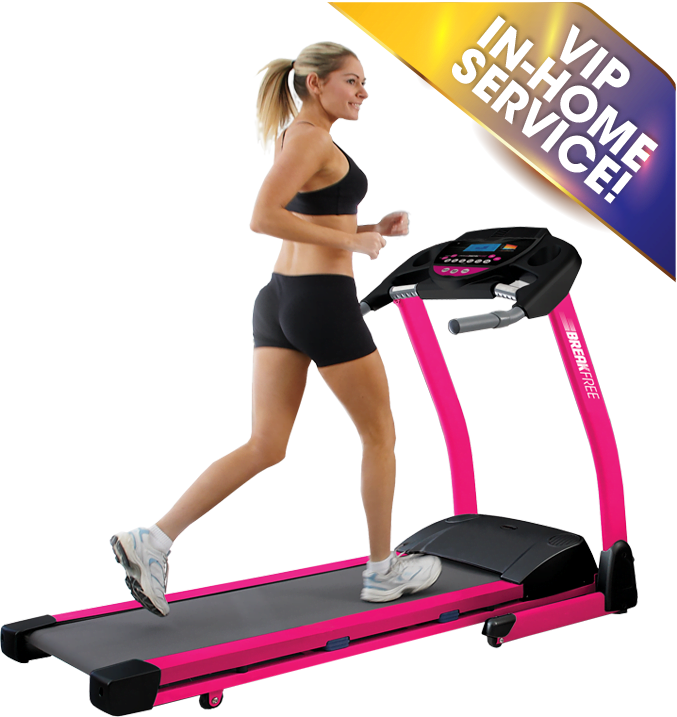 CardioTech Treadmill fibras PINK